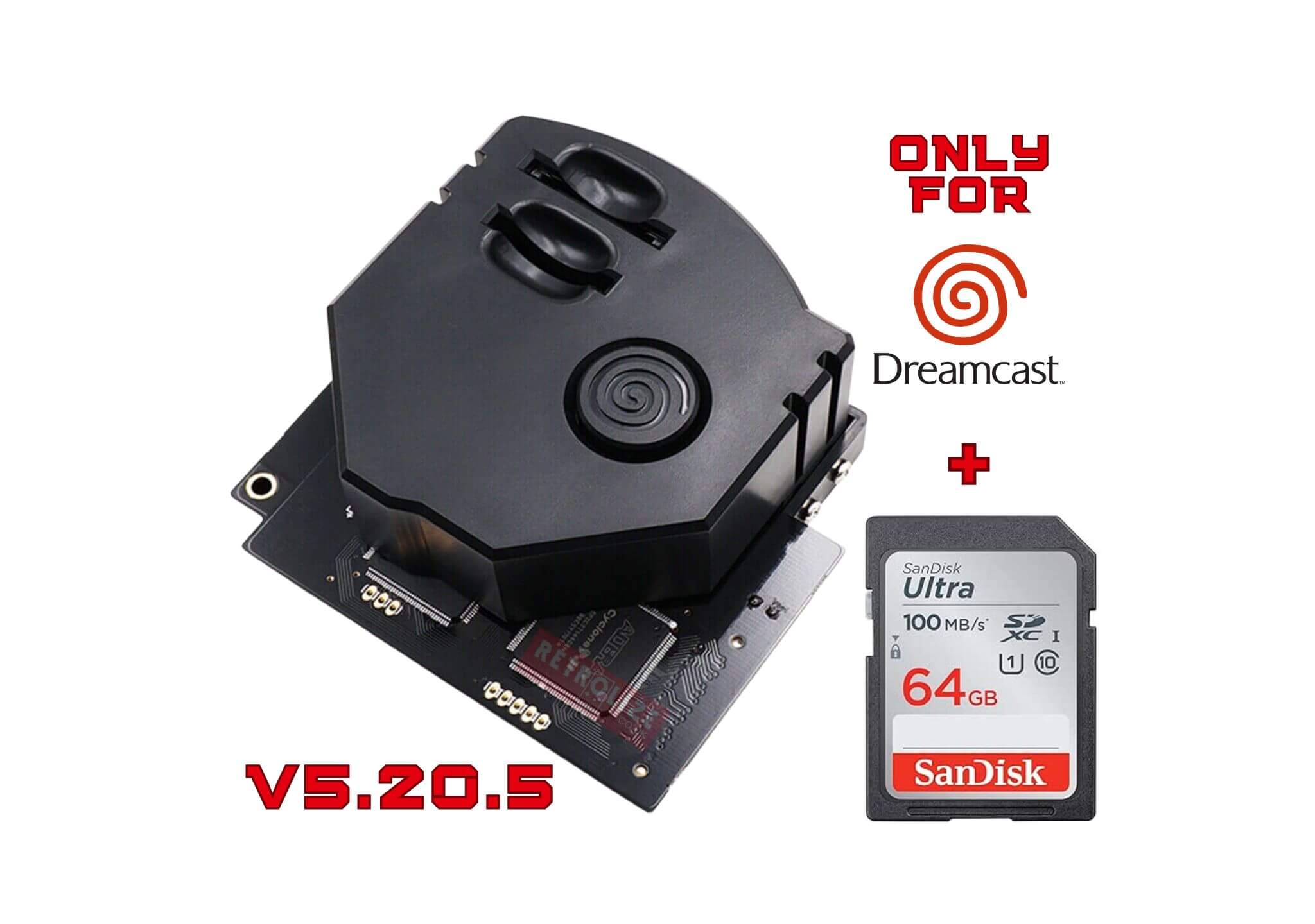GDEMU Optical Drive Emulator v5.20.5 ODE - Sega Dreamcast + Full Mount ...
