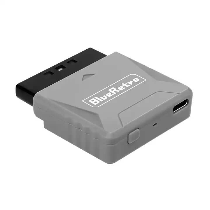 BlueRetro Mini PlayStation PS1 & PS2 Wireless Bluetooth Controller Rec ...