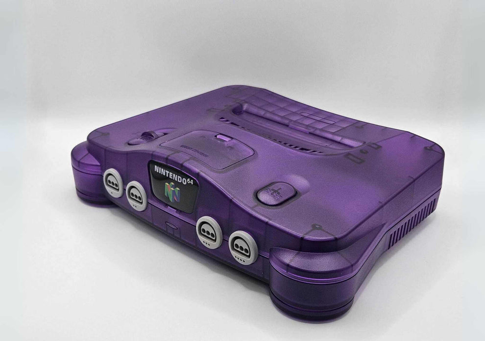 Nintendo 64 HDMI Ready (PAL) N64 - Recapped + Reflowed - Clear Purple ...